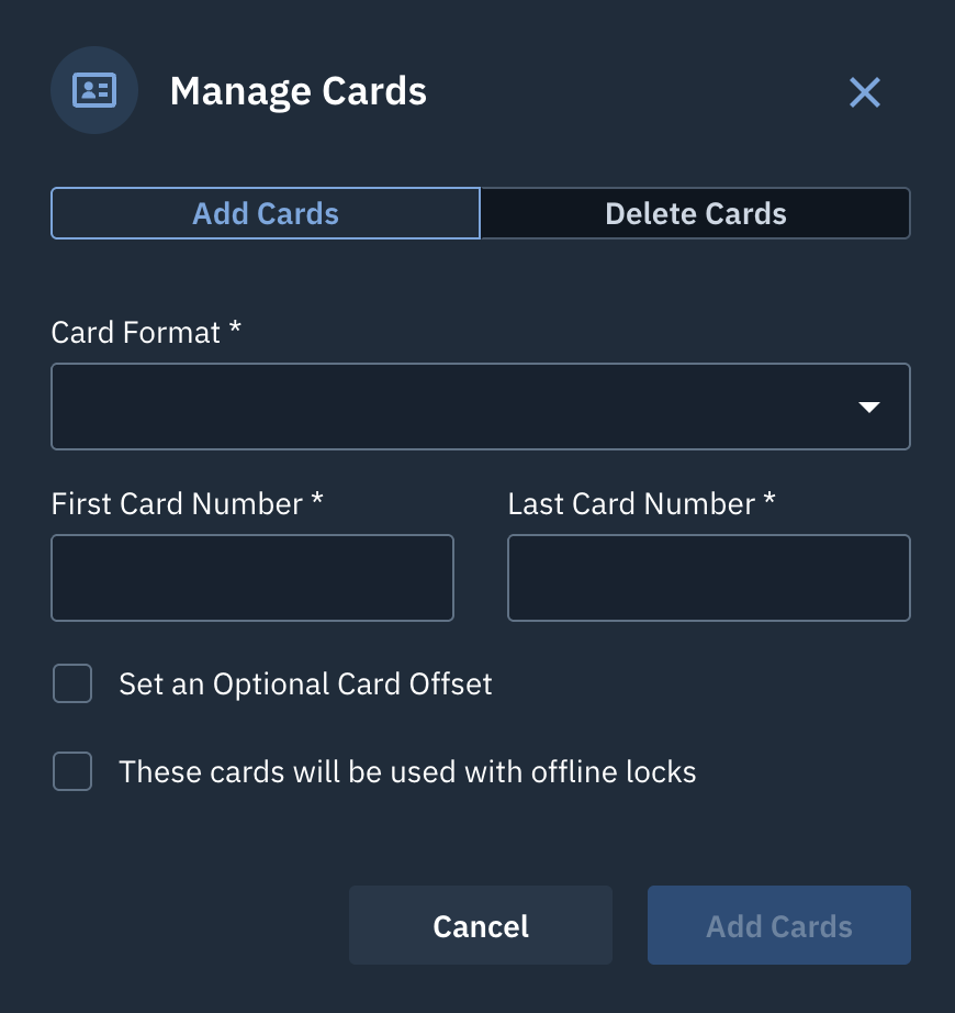 Adding Physical Cards in Brivo Access